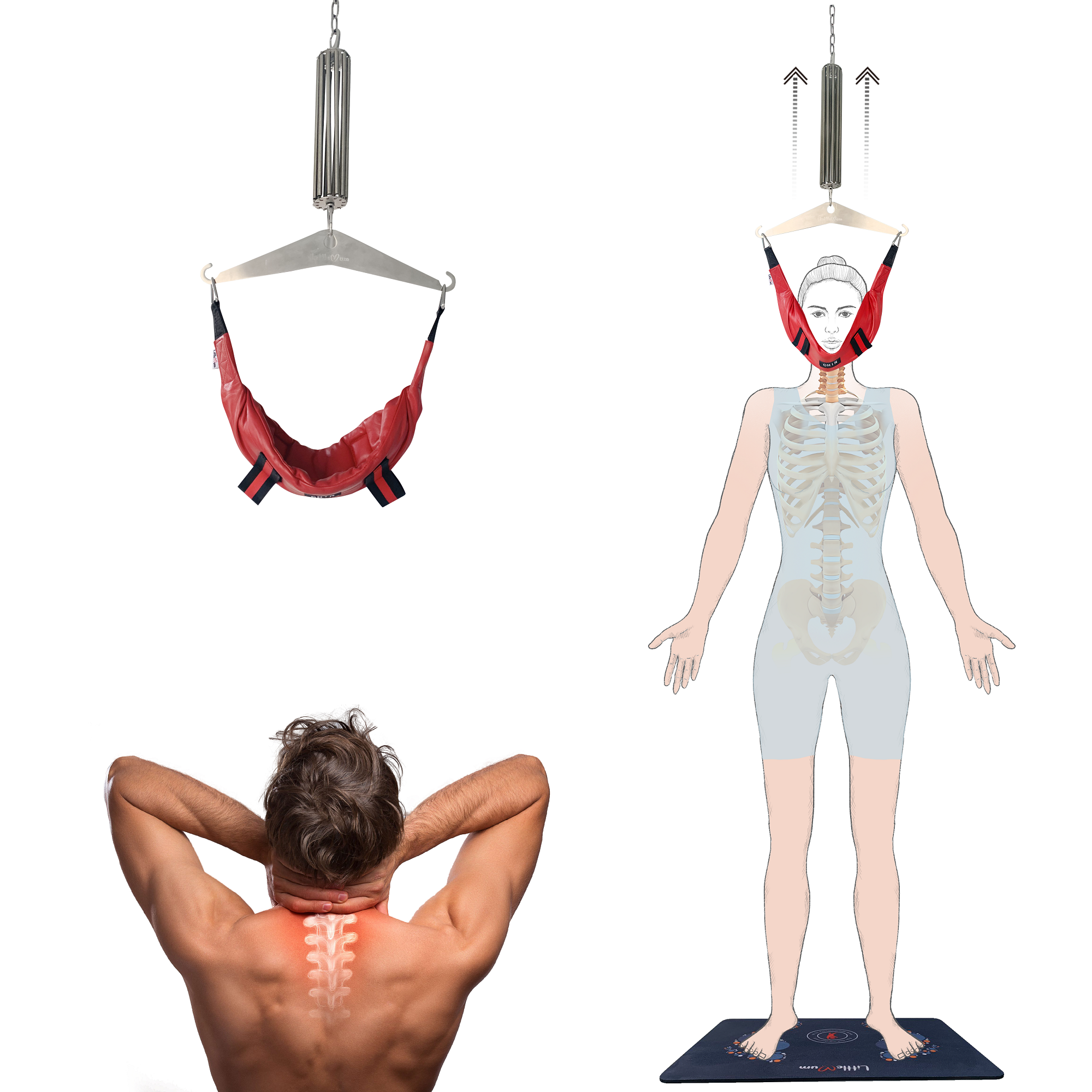 LittleMum Cervical Traction Apparauts, Cervical Decompression for ...